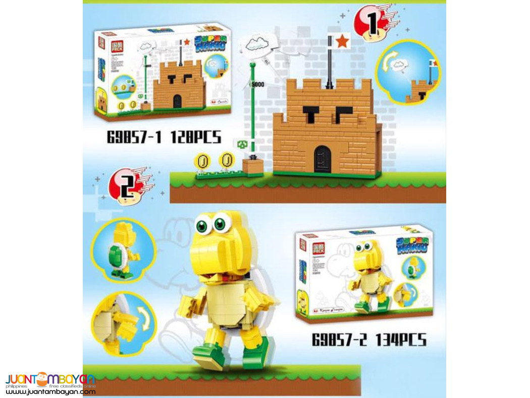 PRCK™ 69857 Super Mario Bros 4in1 BrickHeadz Adventures