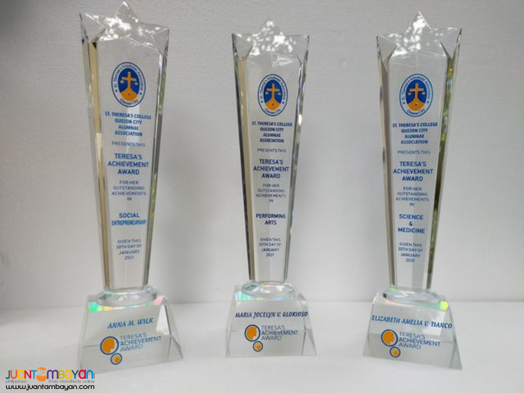 Crystal Award Engraving