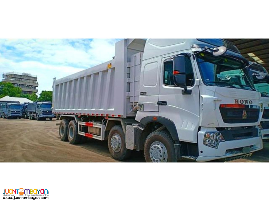 SINOTRUK HOWO A7 12 WHEELER DUMPTRUCK DOUBLE I BEAM 30CBM EURO 4
