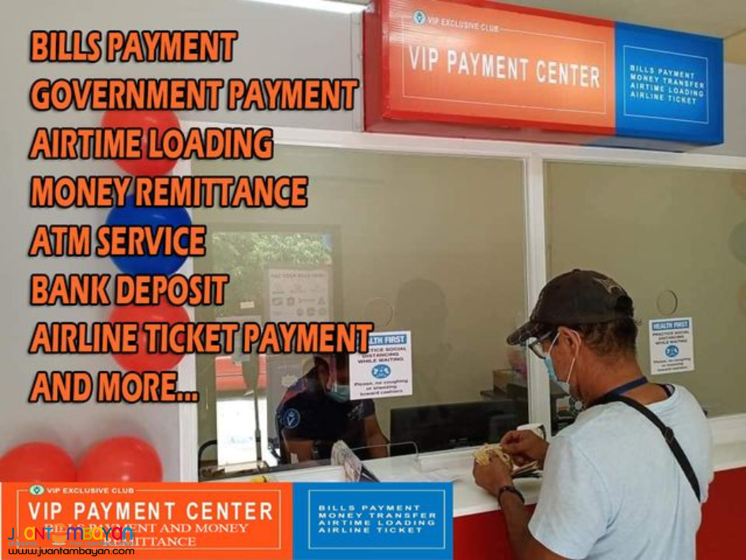 VIP PAYMENT & MONEY REMITTANCE CENTER WITH ATM SERVICES