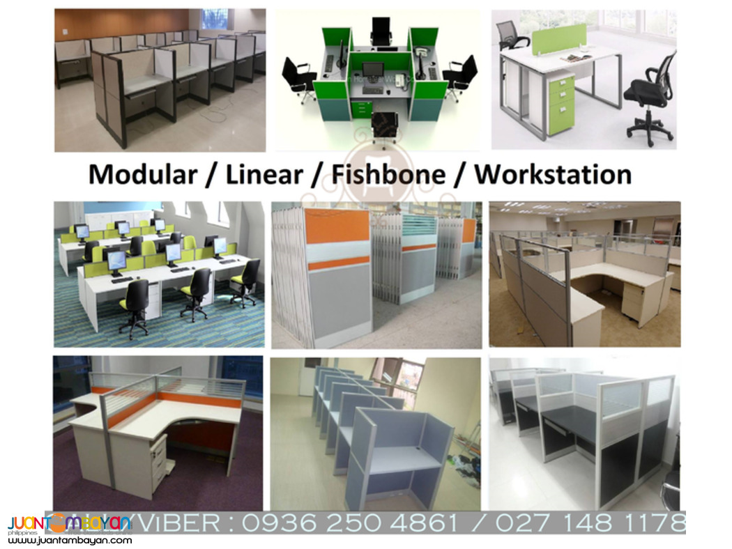 MODULAR / LINEAR / FISHBONE / WORKSTATION / OFFICE PARTITION