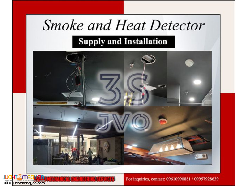 SMOKE AND HEAT DETECTOR SUPPLY AND INSTALLATION