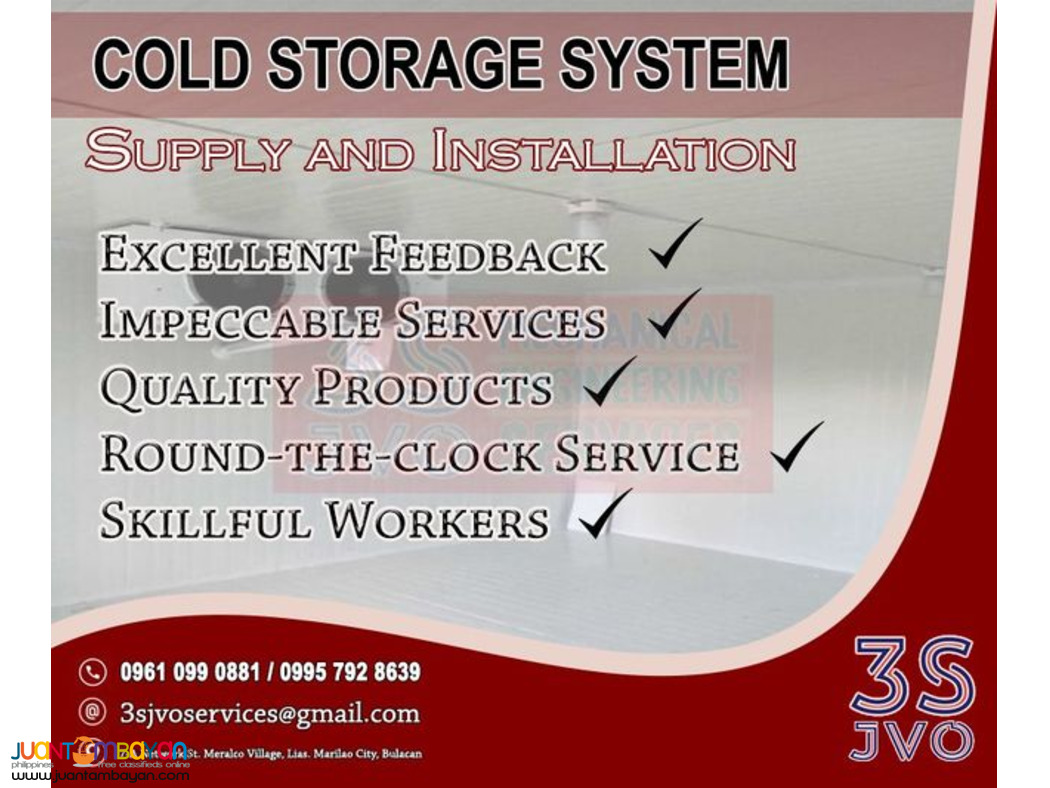 Cold Storage Supply and installation in bulacan