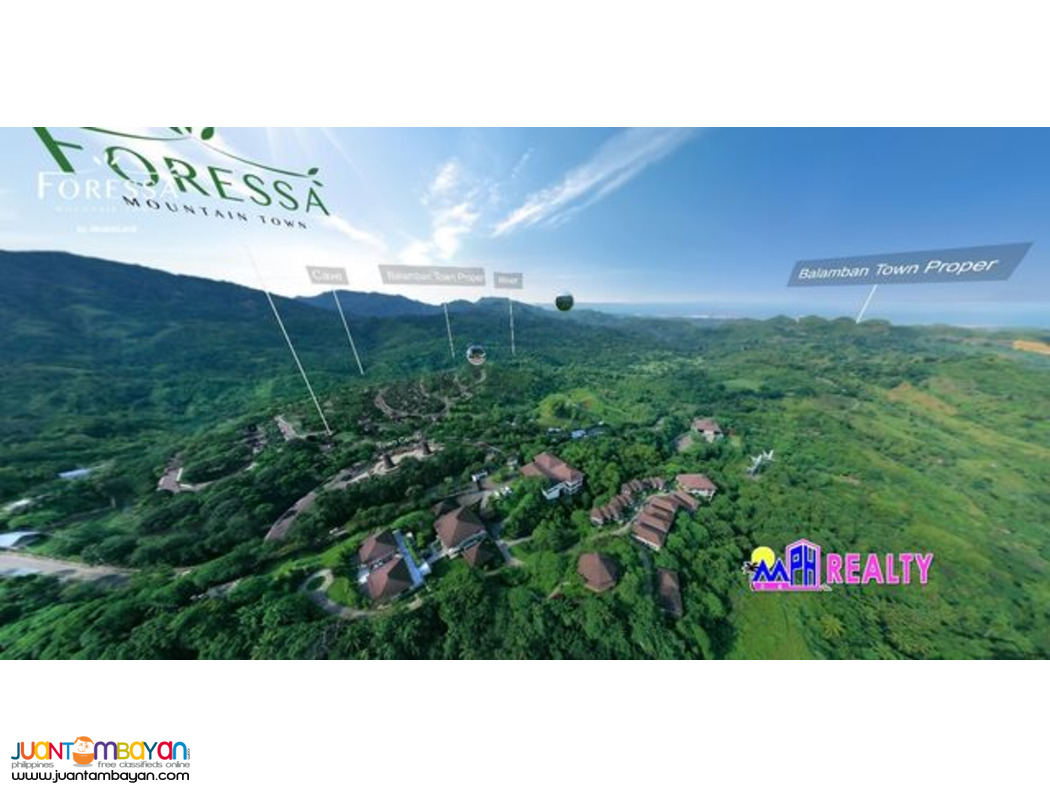 FORESSA MOUNTAIN TOWN – FOR SALE 773 SQM LOT IN BALAMBAN