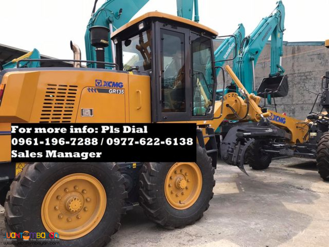 Motor Grader 12Ft Blade With Ripper Cummins Engine XCMG GR135
