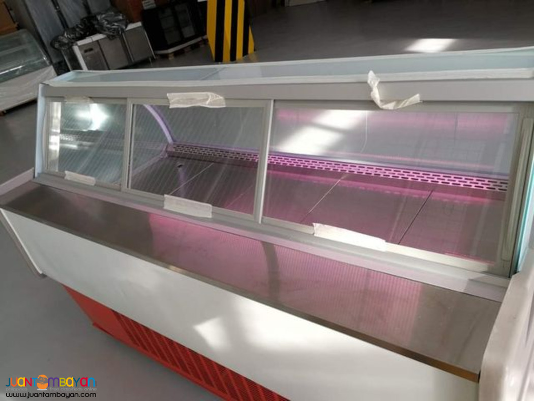 MEAT CHILLER SHOWCASE 2METER FAN COOLING