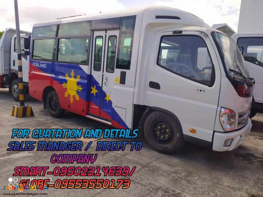 FORLAND M3 MODERN JEEPNEY M3 4W, EURO 4, 110HP, 4X2, 19+6