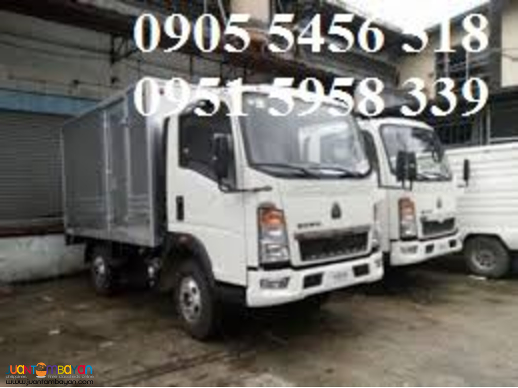 Brand new 14ft to 20ft Aluminum Van Riveted Sinotruk Closed Van