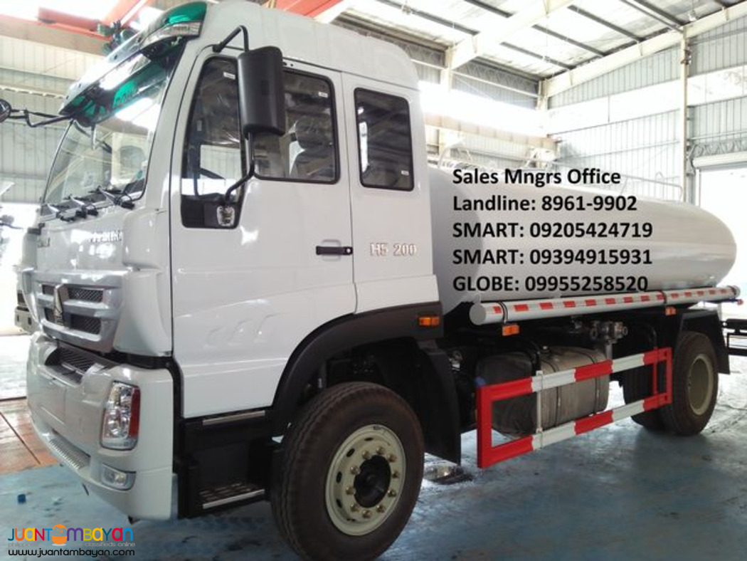 brandnew sinotruk homan h5 6w euro4 fuel truck 10kl for sale