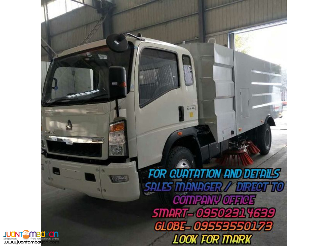HOWO STREET WEEPER TRUCK HOMAN H3 6W, 4X2 150HP, EURO 4, (9CBM)