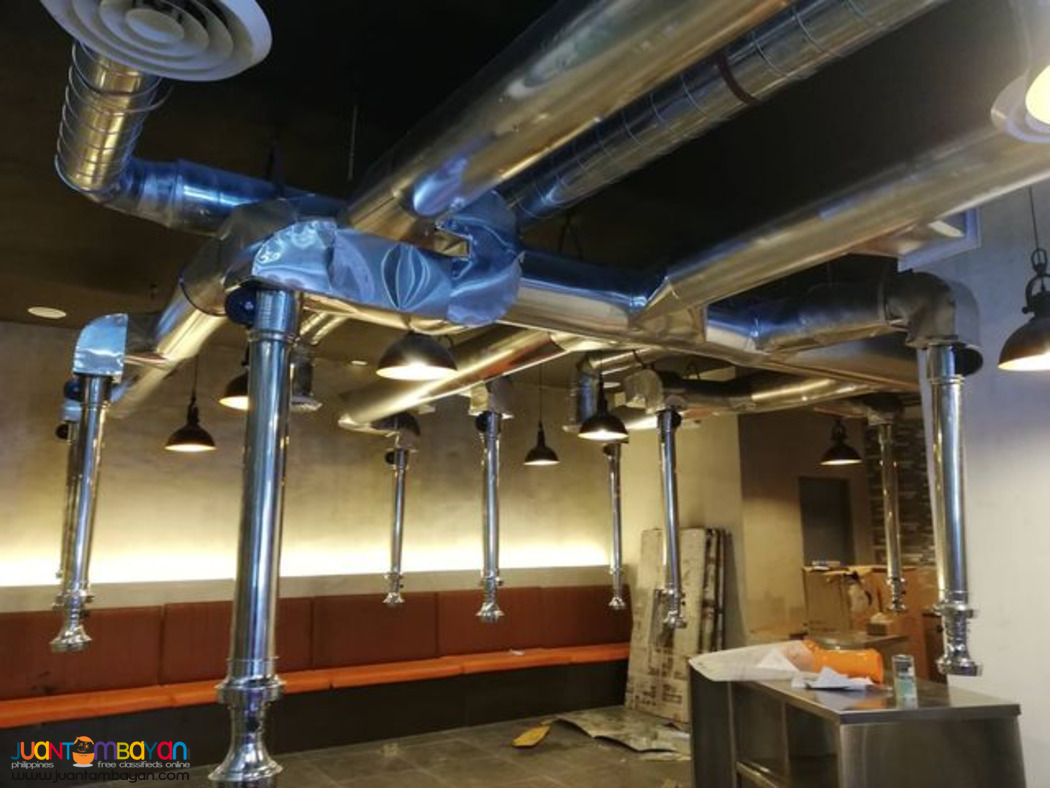 Exhaust/Fresh air Duct(Spiral Ducting-Supply and Installation)