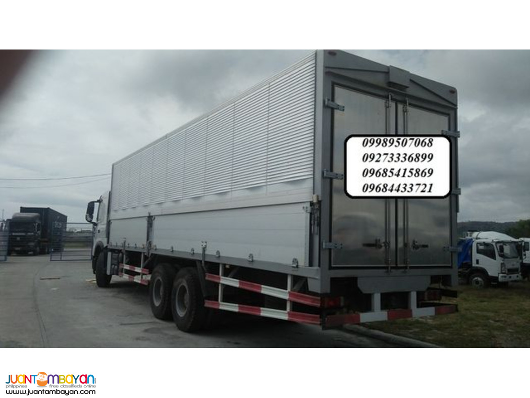 Howo 10 wheeler wing van.2021