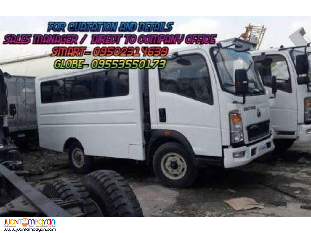 Brand New Howo FB Van 11ft 3 tons 4wheeler Euro4