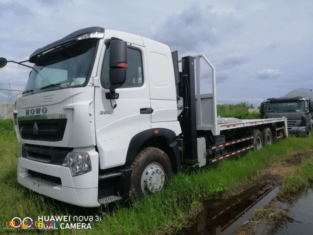 HOWO A7 10W-SELF-LOADING TRUCK EURO 4, 380HP, W/ 8-T WINCH