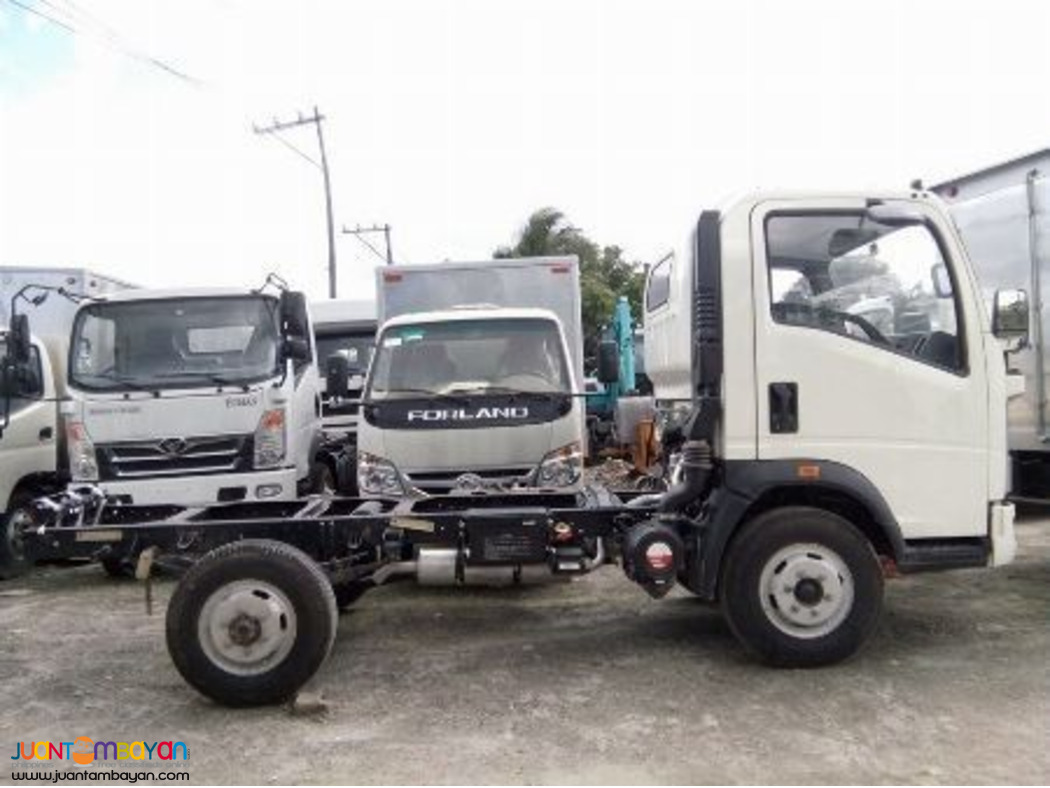 HOWO 4-WHEELER CAB AND CHASSIS, | 130HP EURO 4.,4x4 (11FT)