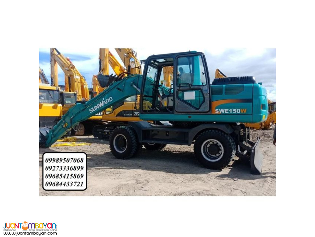 93021. Sunward swe150w wheel type Excavator