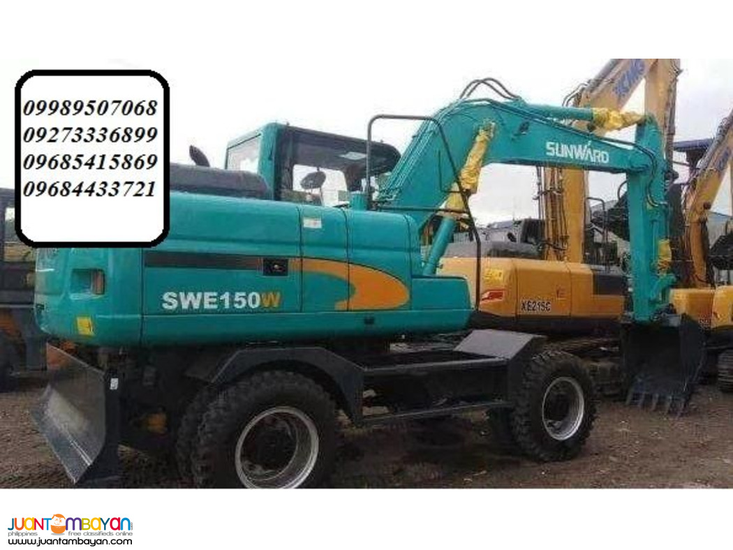 93021. Sunward swe150w wheel type Excavator