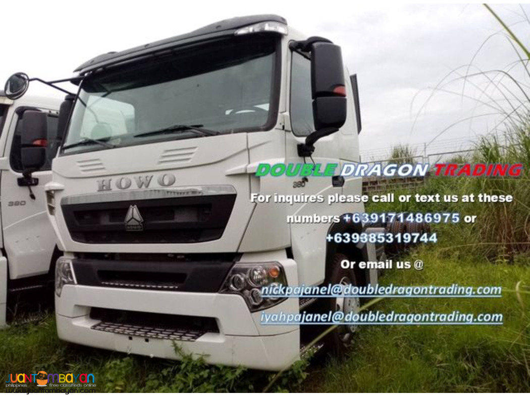 SINOTRUK HOWO A7 6X4 CAB AND CHASSIS 380HP 30FT
