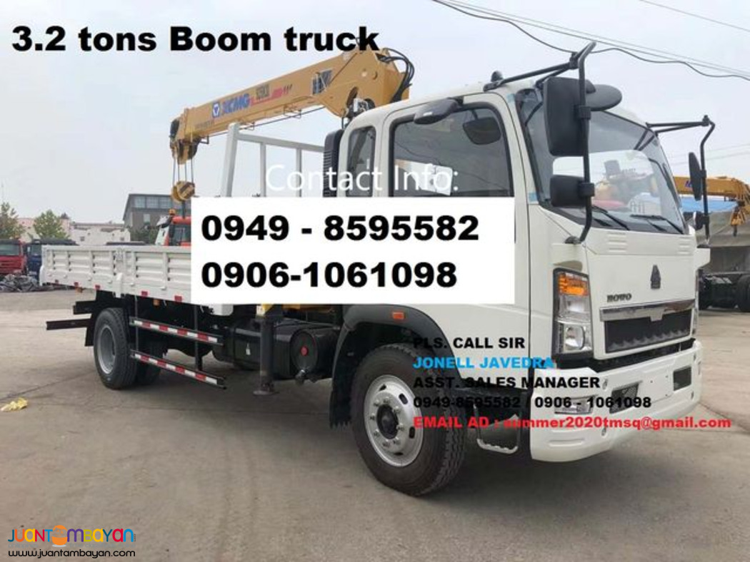 Brand New Boom Truck 6wheeler 3.2 Tons Euro4