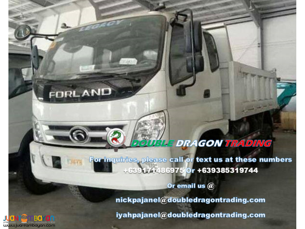 FORLAND MINI TIPPER TRUCK 6m³ CUMMINS ENGINE