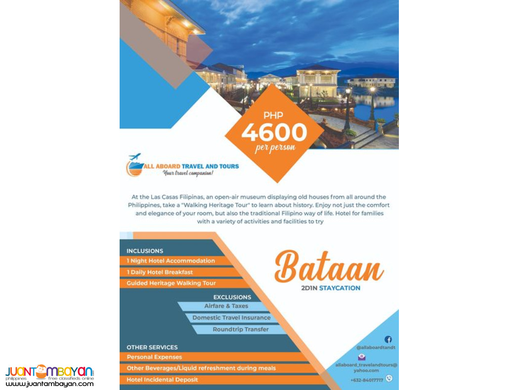 BATAAN 2D1N STAYCATION