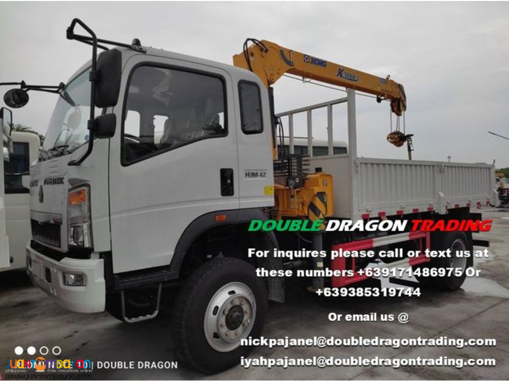 SINOTRUK HOMAN H3 6-WHEELER BOOM TRUCK 4X4, EURO 4,130HP (3.2 TONS)