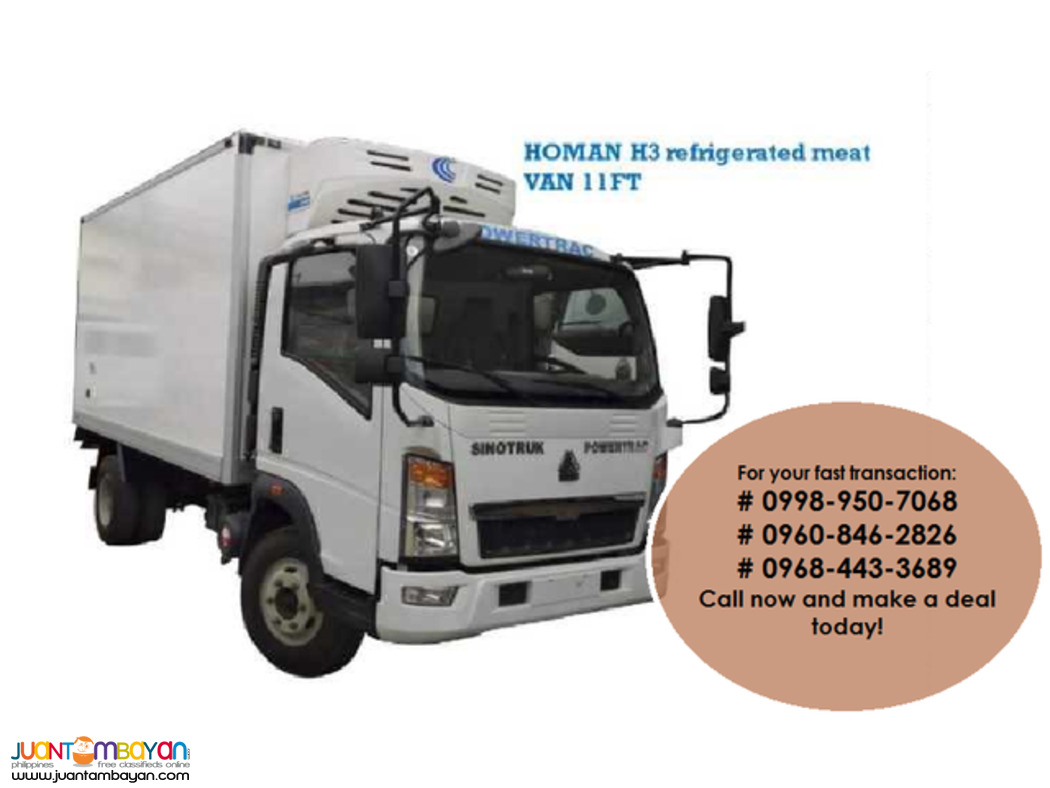 2021.005. HOMAN H3 REFRIGERATED MEAT VAN 11FT