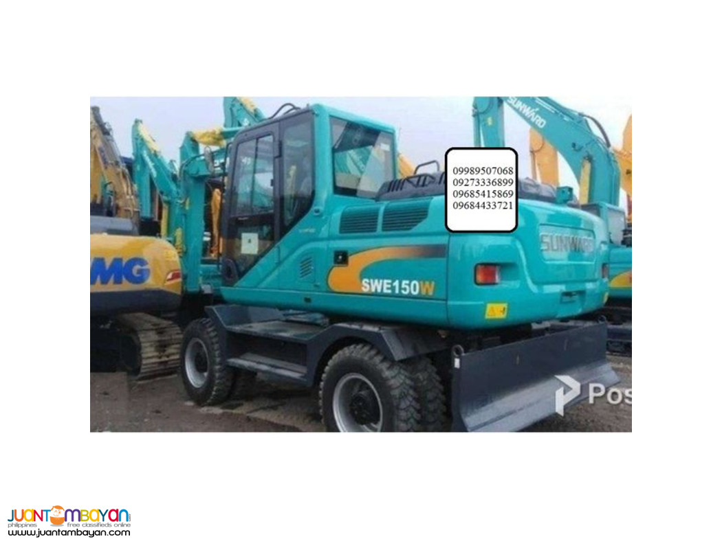 1105 B.New Sunward swe150w wheel type Excavator