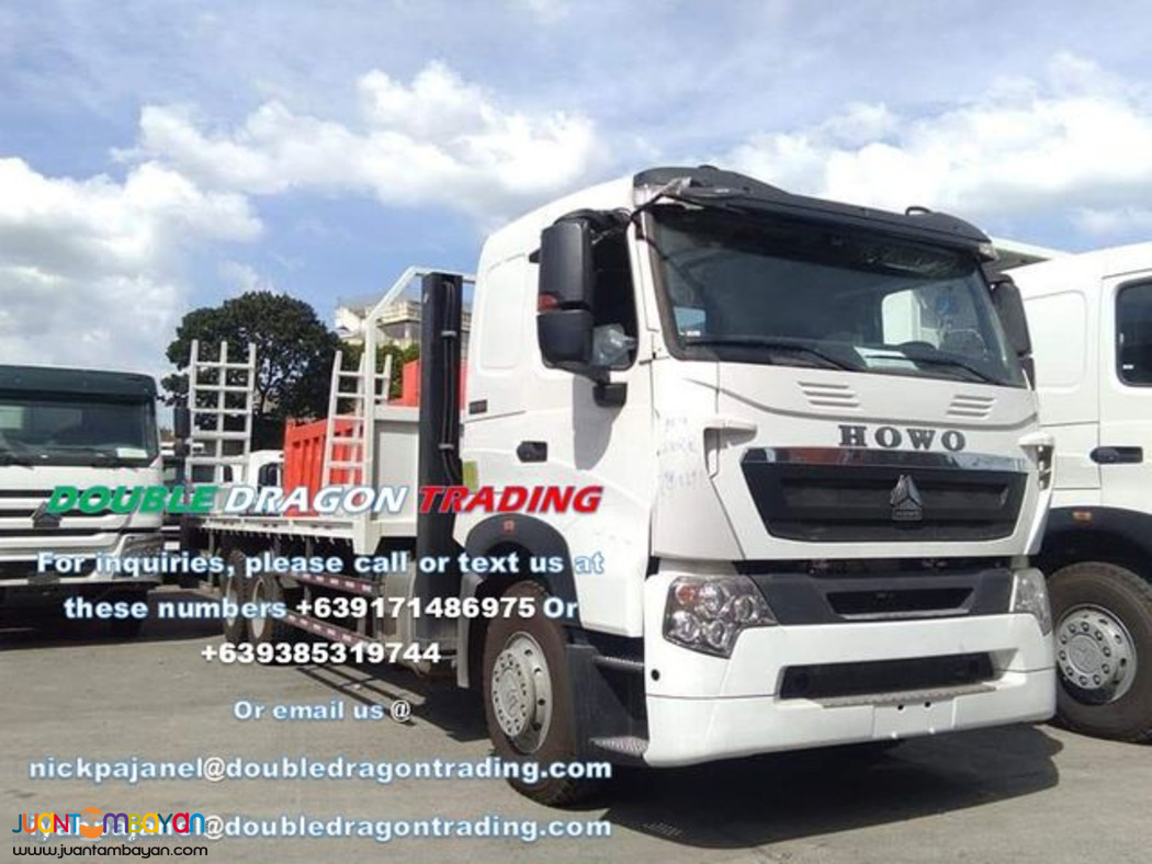 SINOTRUK HOWO A7 10-WHEELER SELF LOADING TRUCK WITH 8TONS WINCH