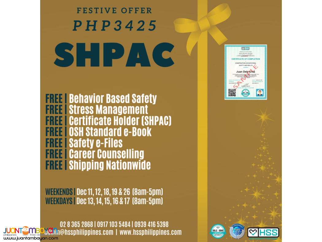 BOSH Basic Occupational Safety & Health for SO2