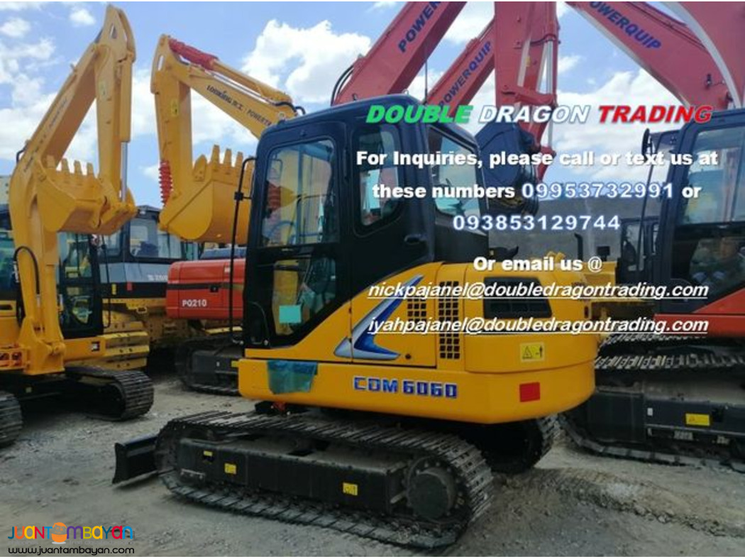 LONKING CDM6060 CRAWLER EXCAVATOR, YANMAR ENGINE, MANUAL, 0.25M³
