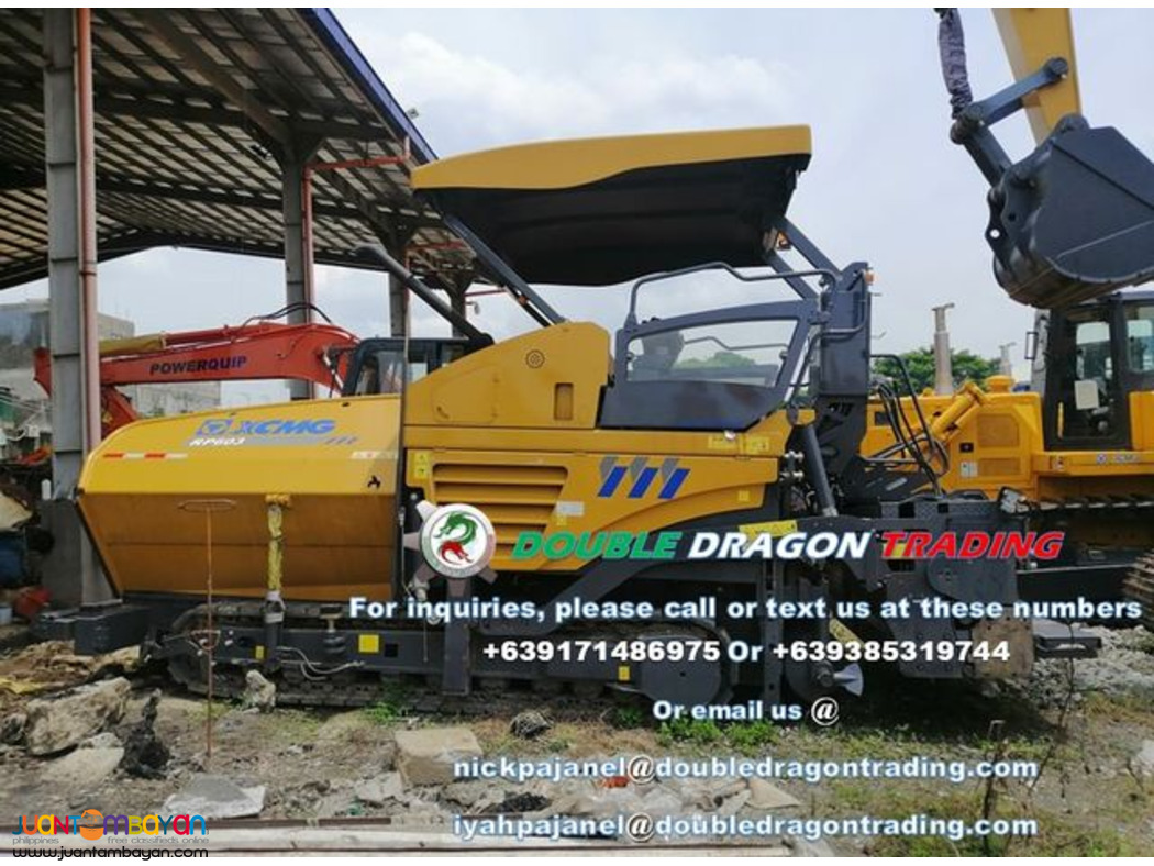 XCMG RP603 ASPHALT PAVER,CHAIN TYPE 6M MAX. PAVING WIDTH 6 MTRS