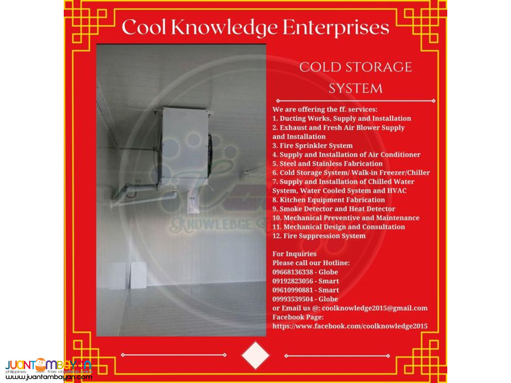 Cold Storage System - Meycauayan, Bulacan