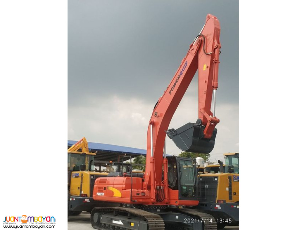 POWERQUIP PQ210 CRAWLER EXCAVATOR 1CBM ISUZU ENGINE
