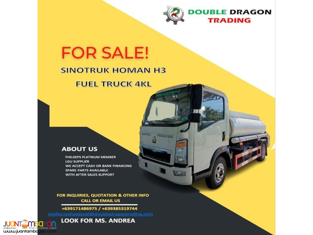 HOMAN H3 4X2 FUEL TRUCK 4KL