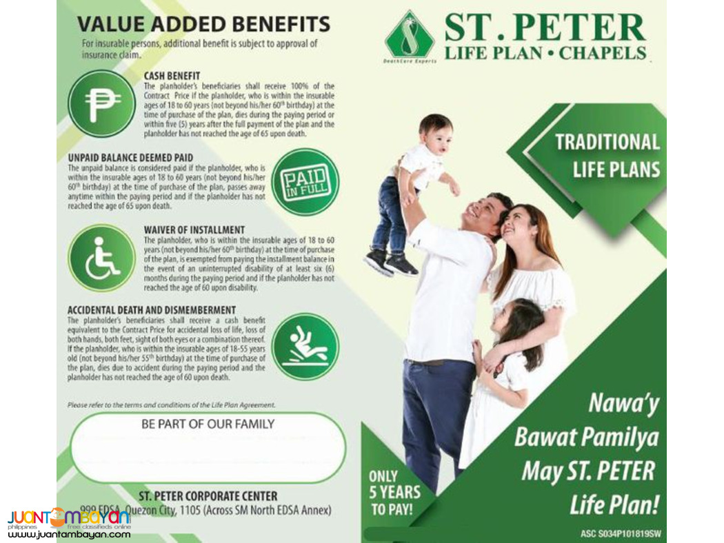 St. Peter Plan (Funeral Memorial Service Plan) St. Peter Plan (Funeral Memorial Service Plan)