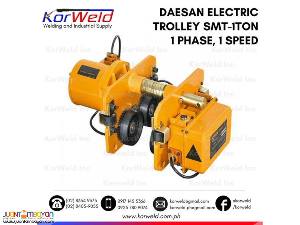Electric Motorized Trolley Single Phase