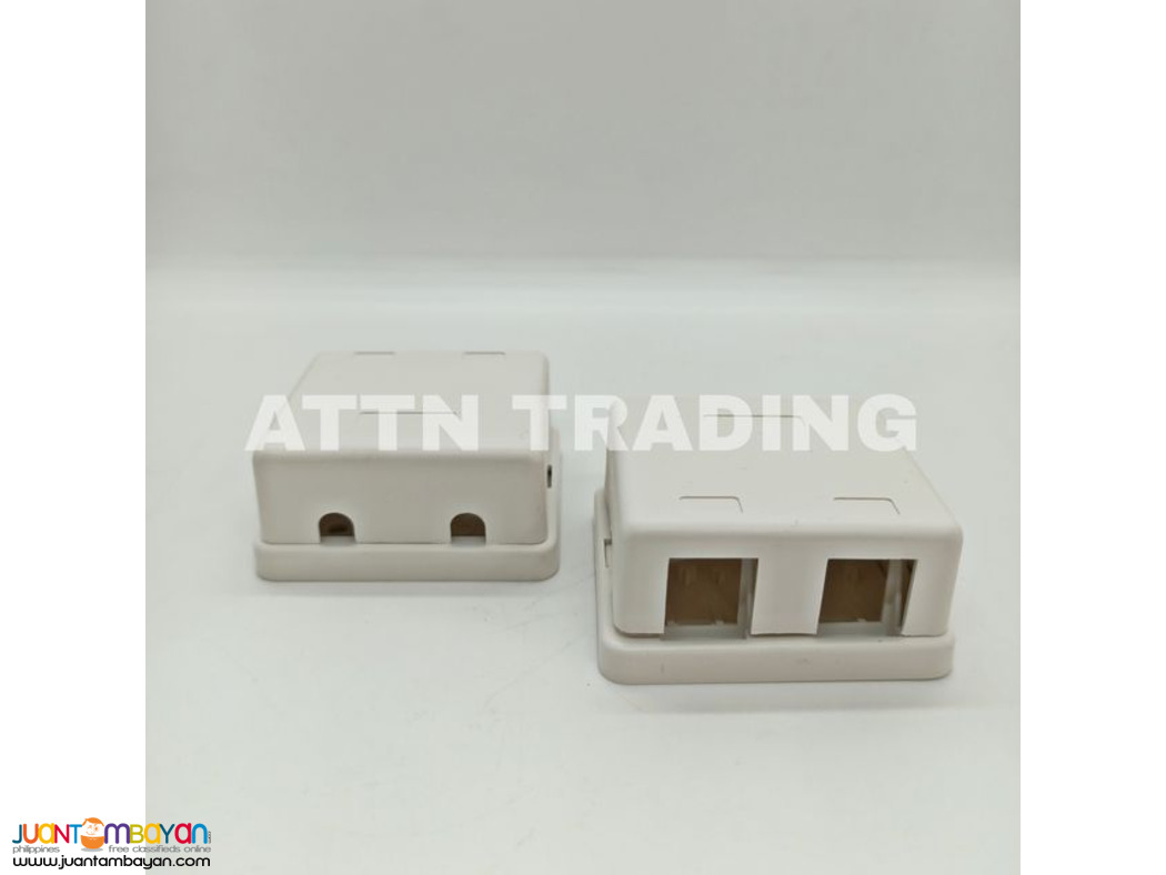 Faceplate 2 Gang Terminal Box