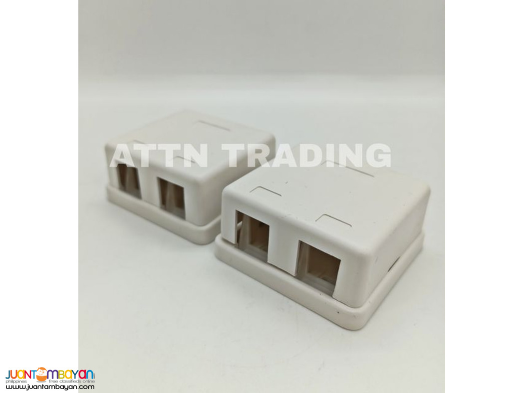 Faceplate 2 Gang Terminal Box