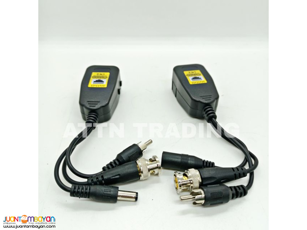 VIDEO BALUN 8MP 3IN1