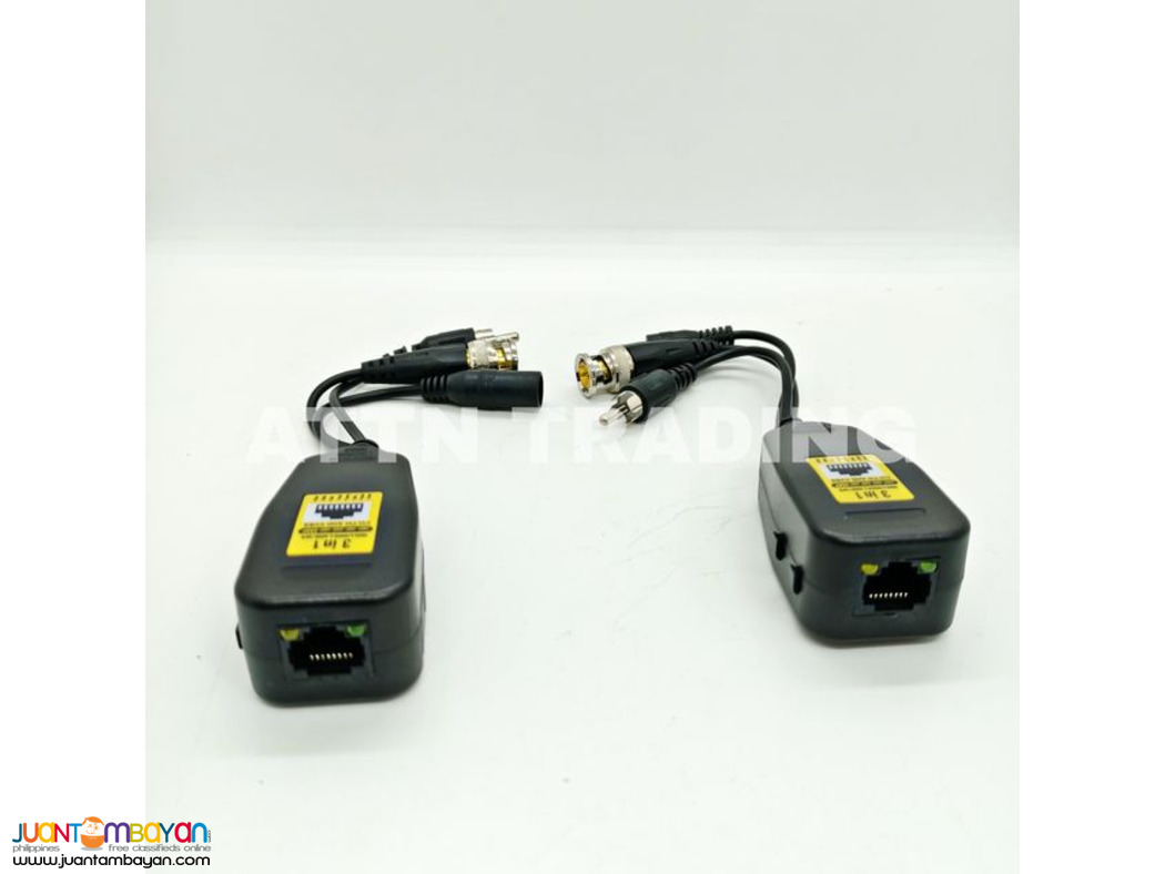 VIDEO BALUN 8MP 3IN1