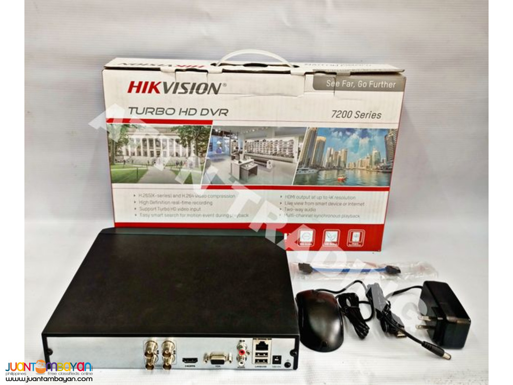 Hikvision DS-7204HUHI-K1/E 4-ch 5MP 1U H.265 DVR
