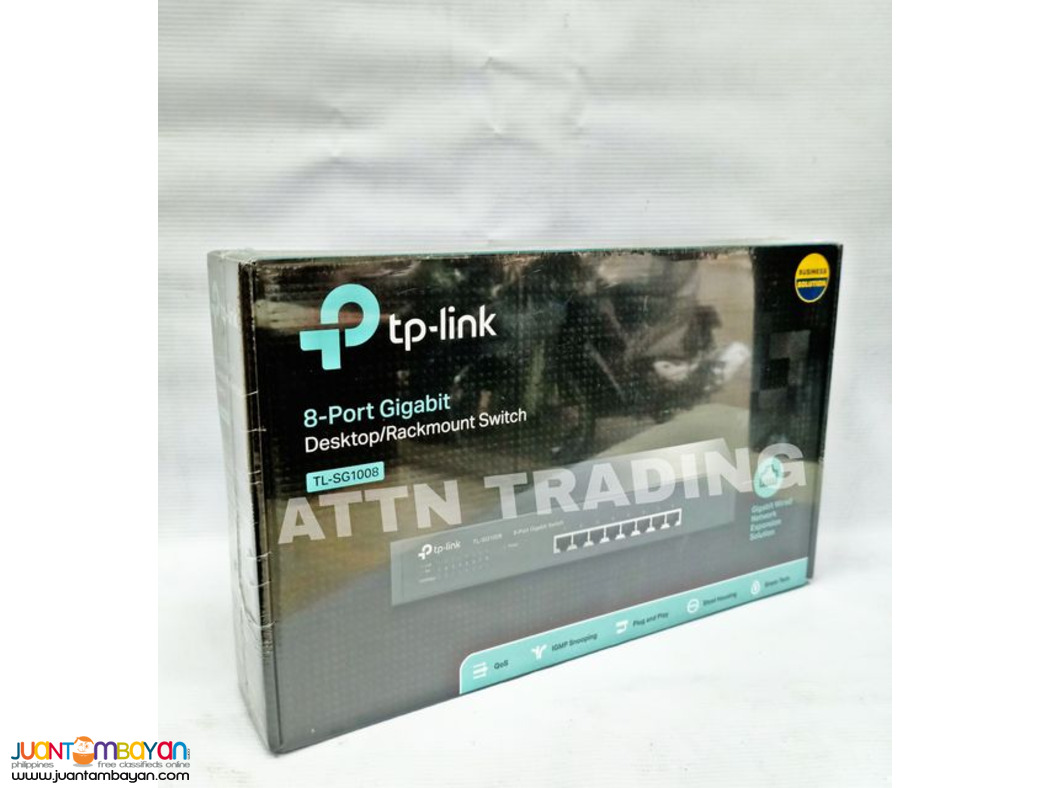 TP-LINK TL-SG1008 8-Port Gigabit Desktop/Rackmount Switch