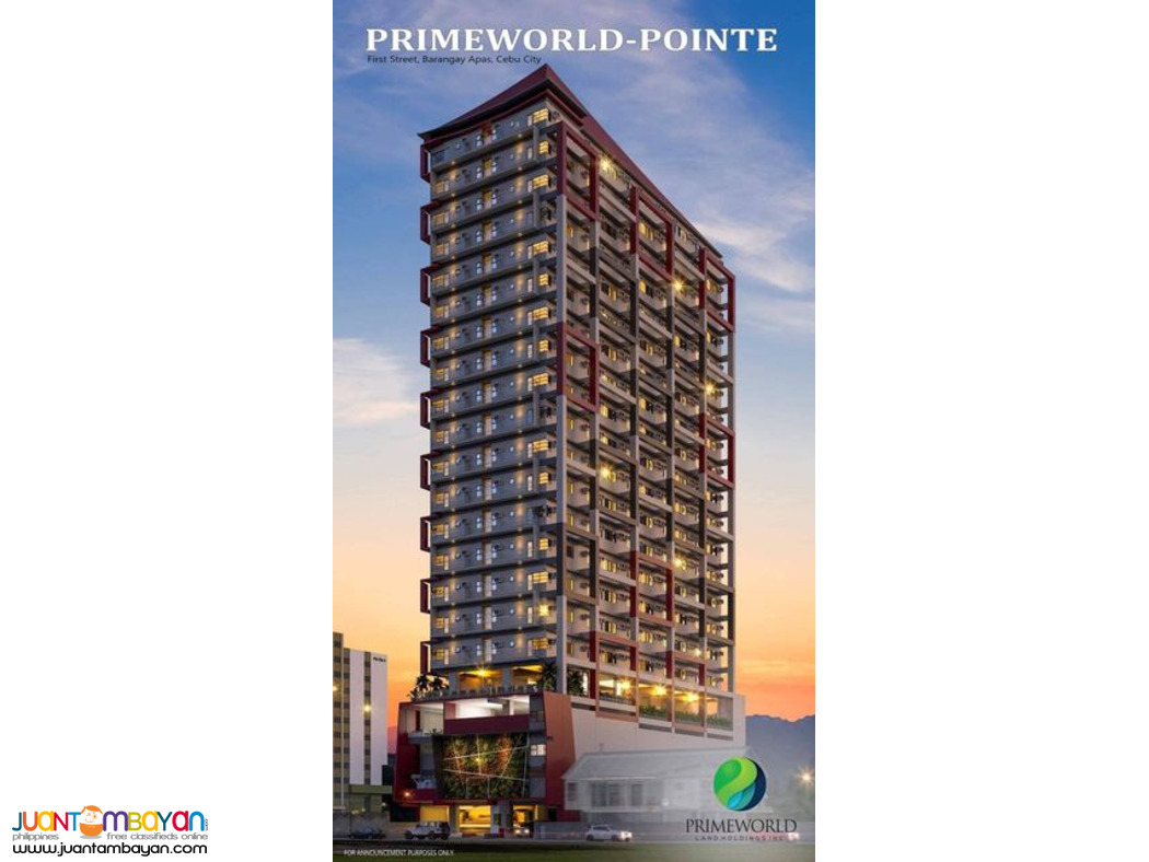 PRIMEWORLD POINTE AFFORDABLE CONDO NEAR IT PARK, CEBU
