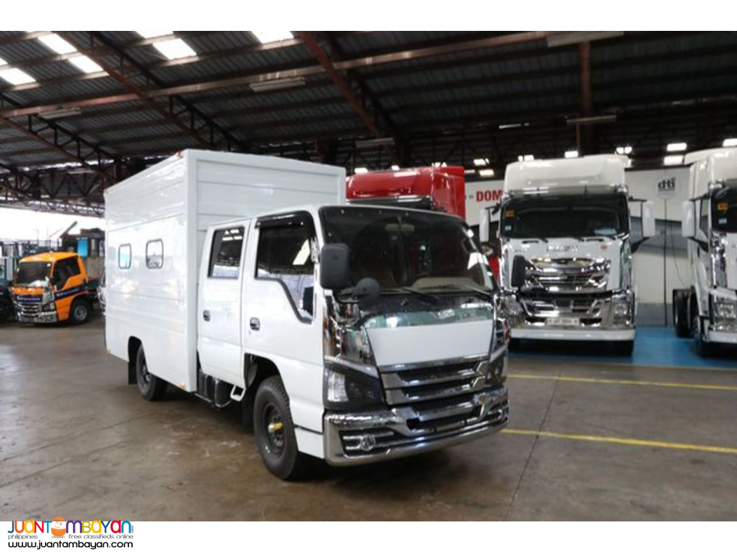 Sobida Isuzu Elf NKR Double Cabin Passenger Truck for sale