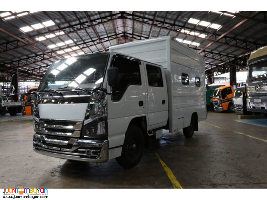 Sobida Isuzu Elf NKR Double Cabin Passenger Truck for sale