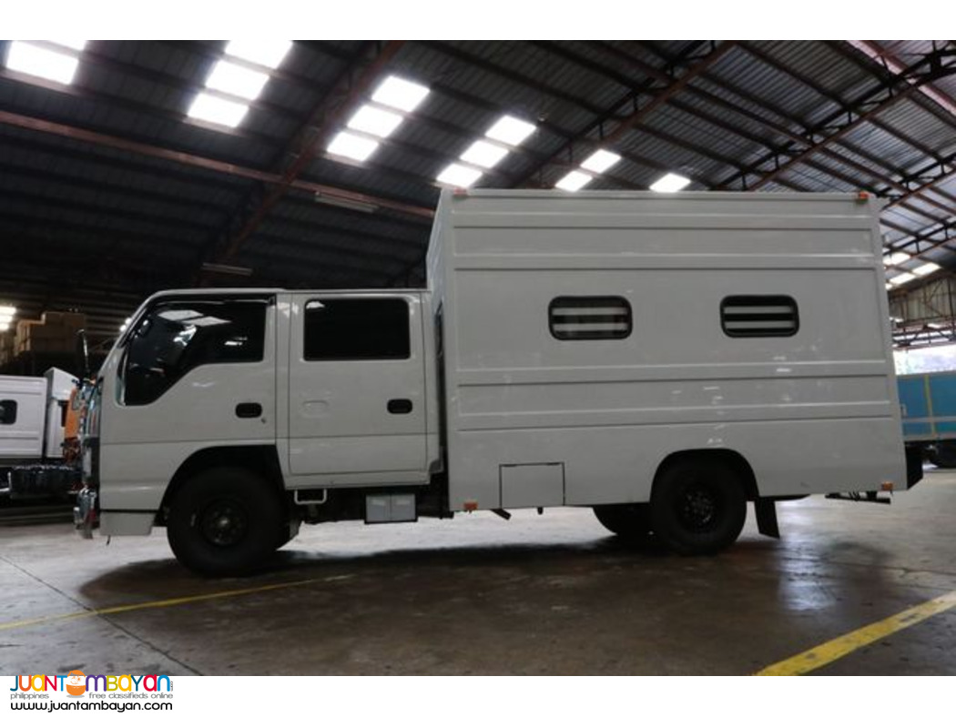 Sobida Isuzu Elf NKR Double Cabin Passenger Truck for sale