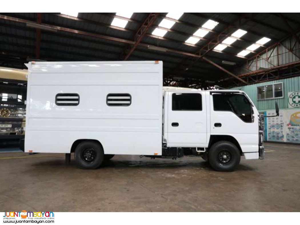 Sobida Isuzu Elf NKR Double Cabin Passenger Truck for sale