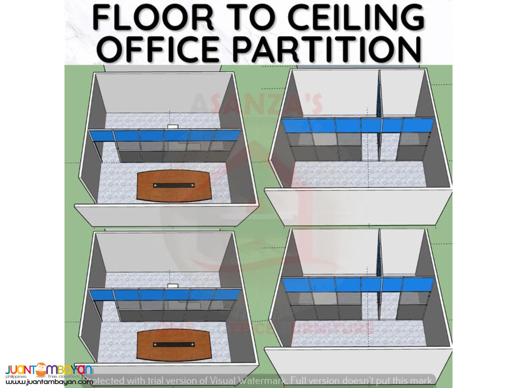 FLOOR TO CEILING OFFICE PARTITION