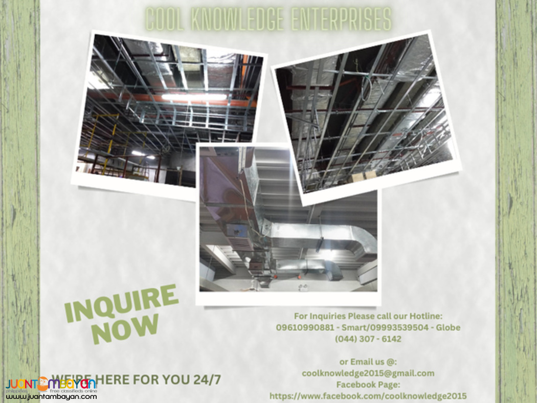 DUCTING WORKS (CHILLED WATER SYSTEM) DUCTING WORKS (CHILLED WATER SYSTEM)